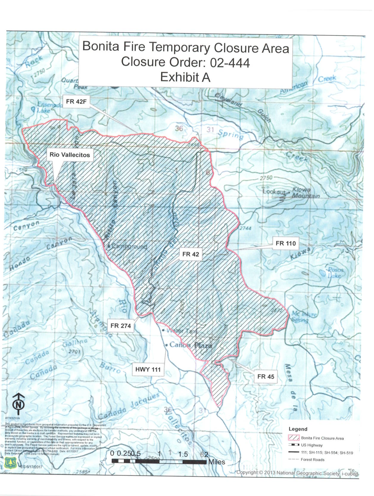 | Carson National Forest Bonita Wildfire Update June 18th 2017NM Fire Info