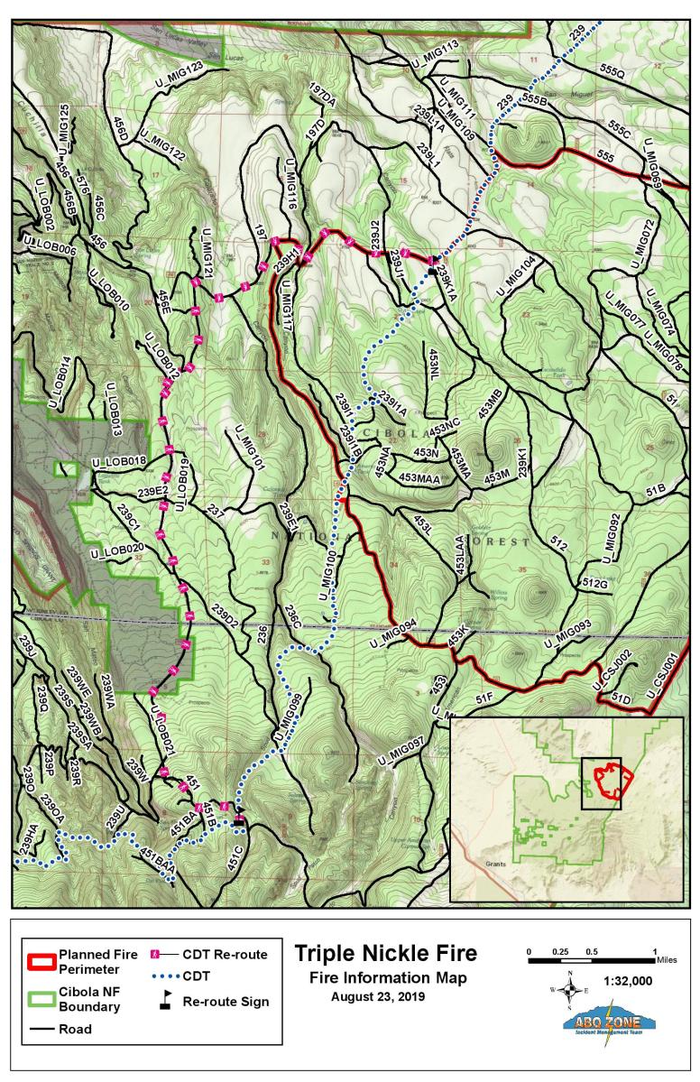 | Forest Benefits from Triple Nickle Fire, More Smoke ExpectedNM Fire Info