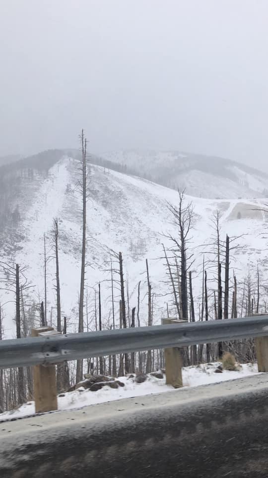 | April 27, 2021: Three Rivers Fire Morning Update: Fire Receives Snow ...