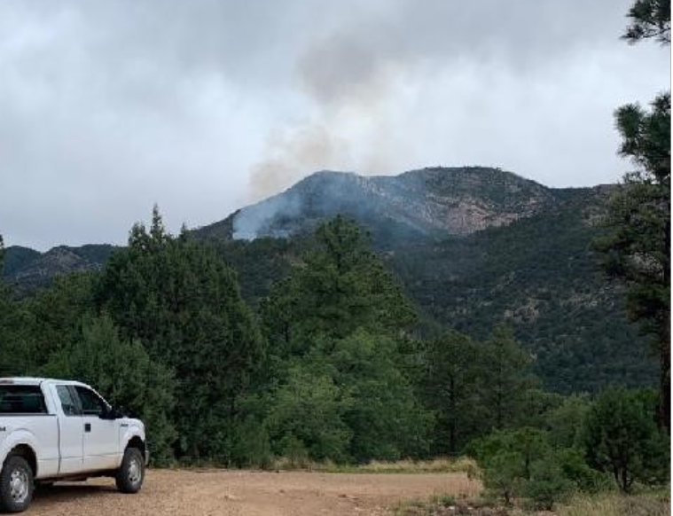 | New Fire Start on the Mountainair Ranger District: Cottonwood Fire ...