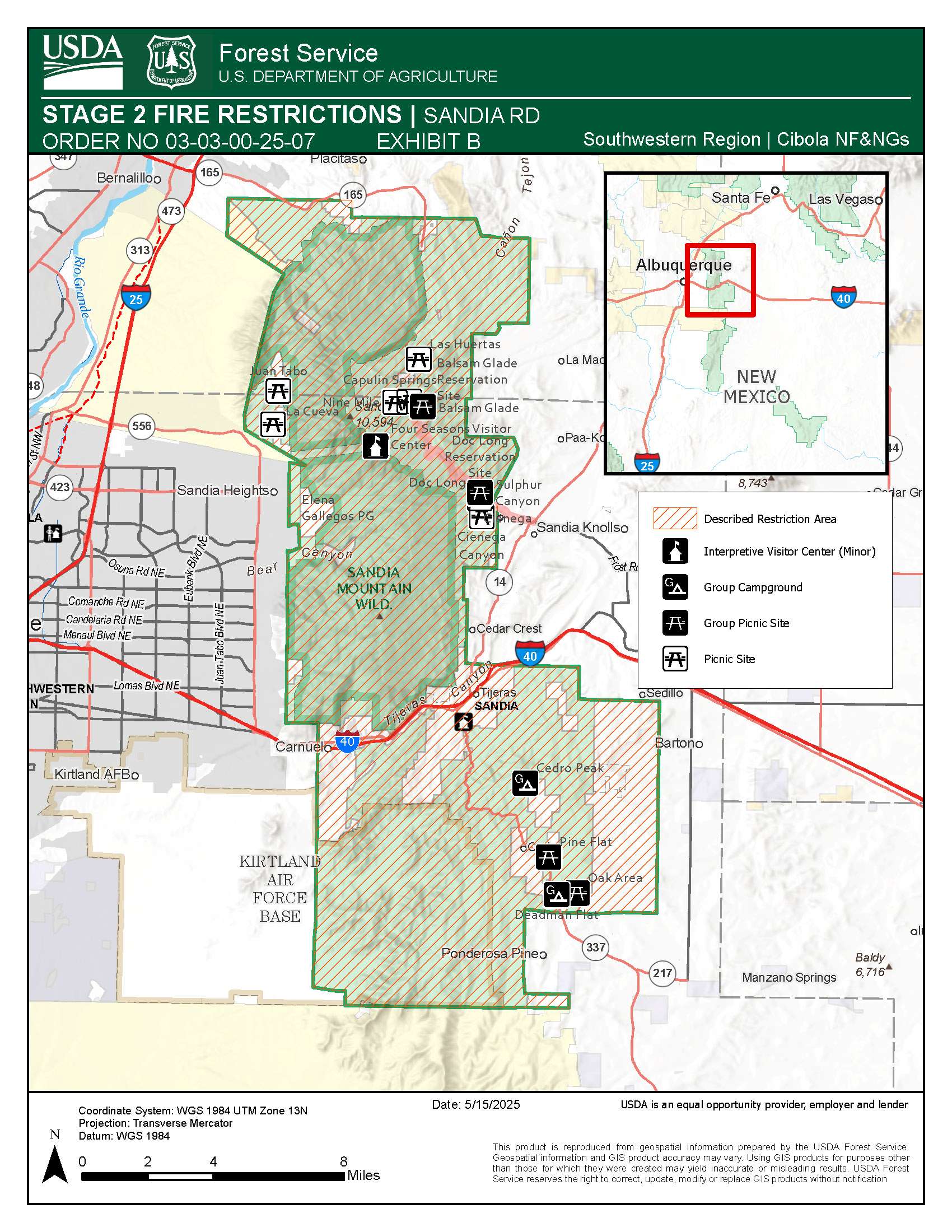 | Mountainair and Sandia Ranger Districts to Implement Stage 2 Fire ...