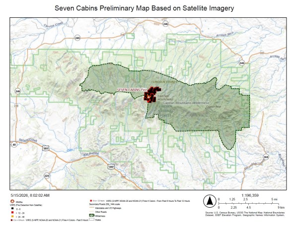 | Seven Cabins Fire Morning UpdateNM Fire Info