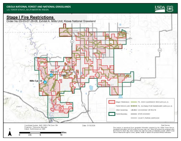 | Kiowa and Rita-Blanca National Grasslands to Implement Stage I Fire ...