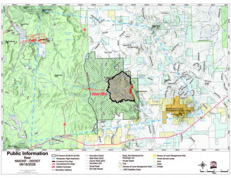| Bear Fire Update – June 18, 2026NM Fire Info